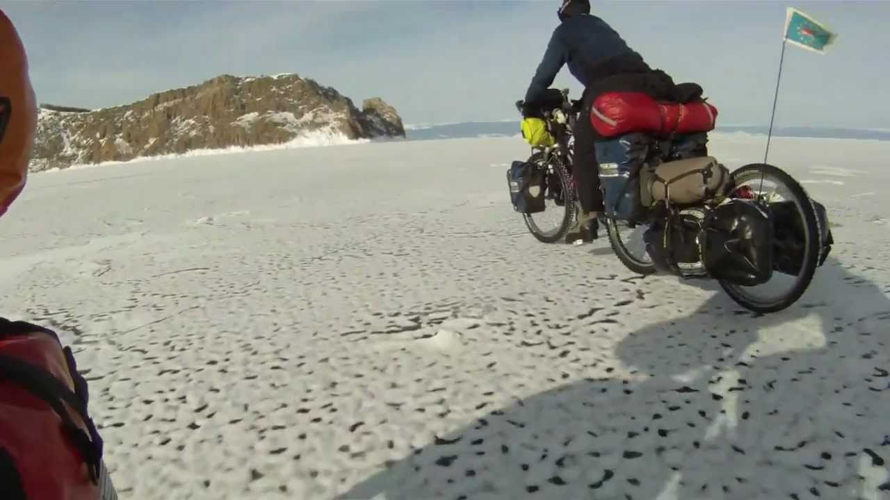Black Ice: Cycling Lake Baikal (Part1) - YouTube