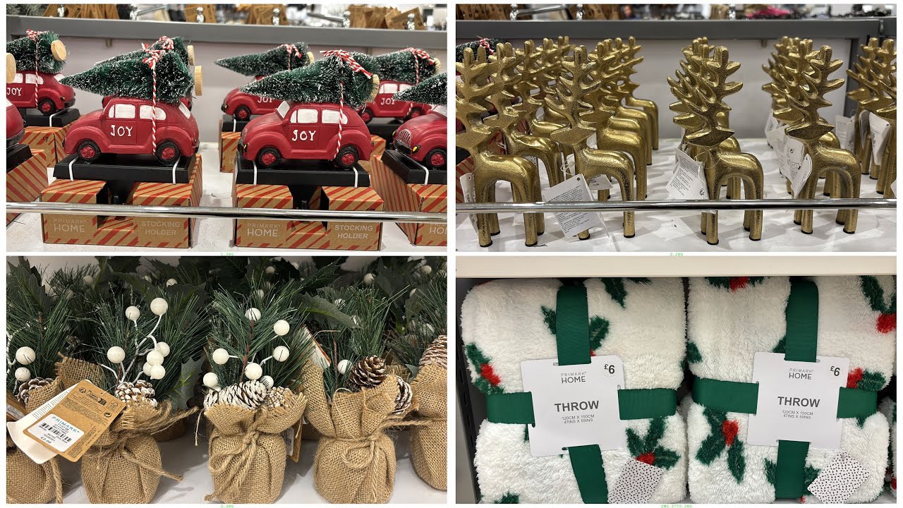 PRIMARK HOME DECOR CHRISTMAS NEW COLLECTION , October 2024 - YouTube