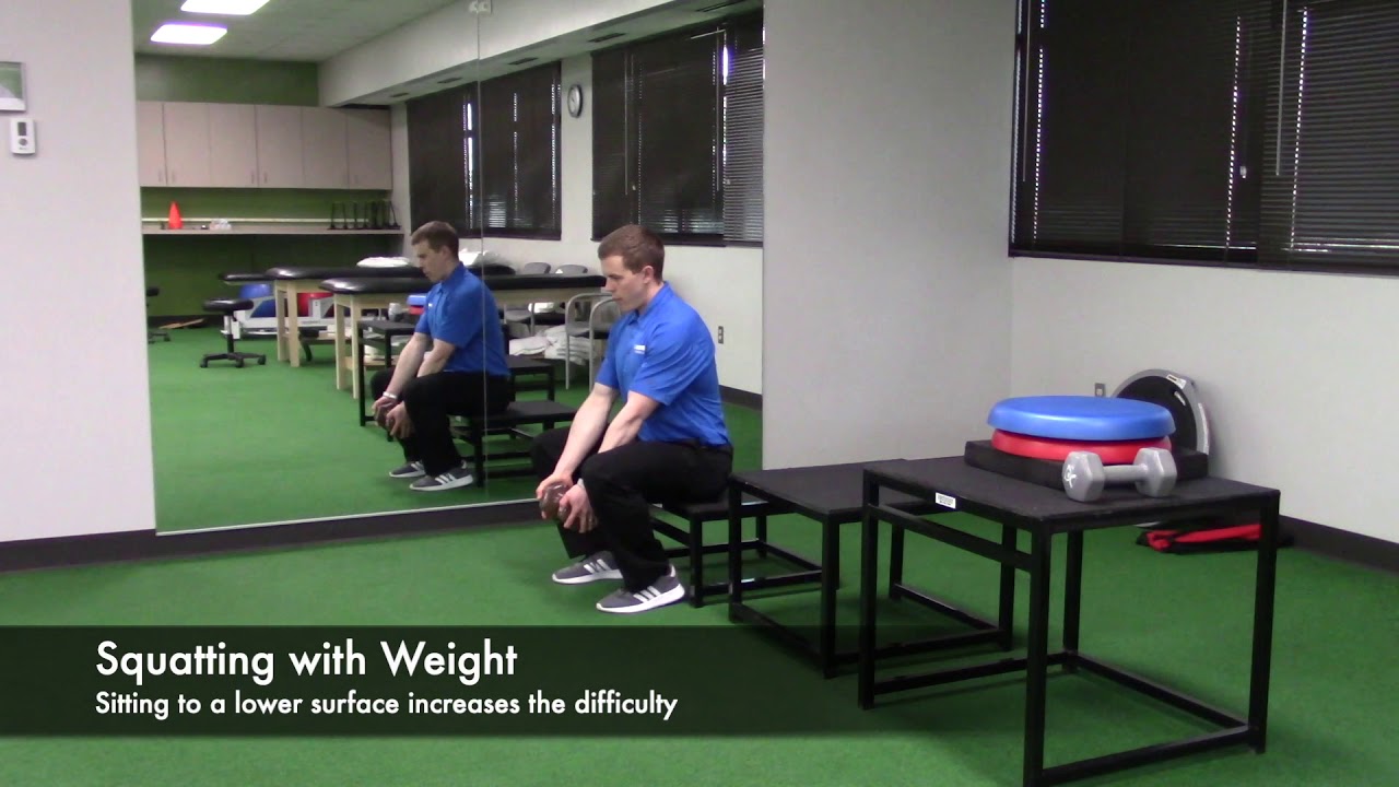 Squat Bilateral Dumbbell Low - YouTube