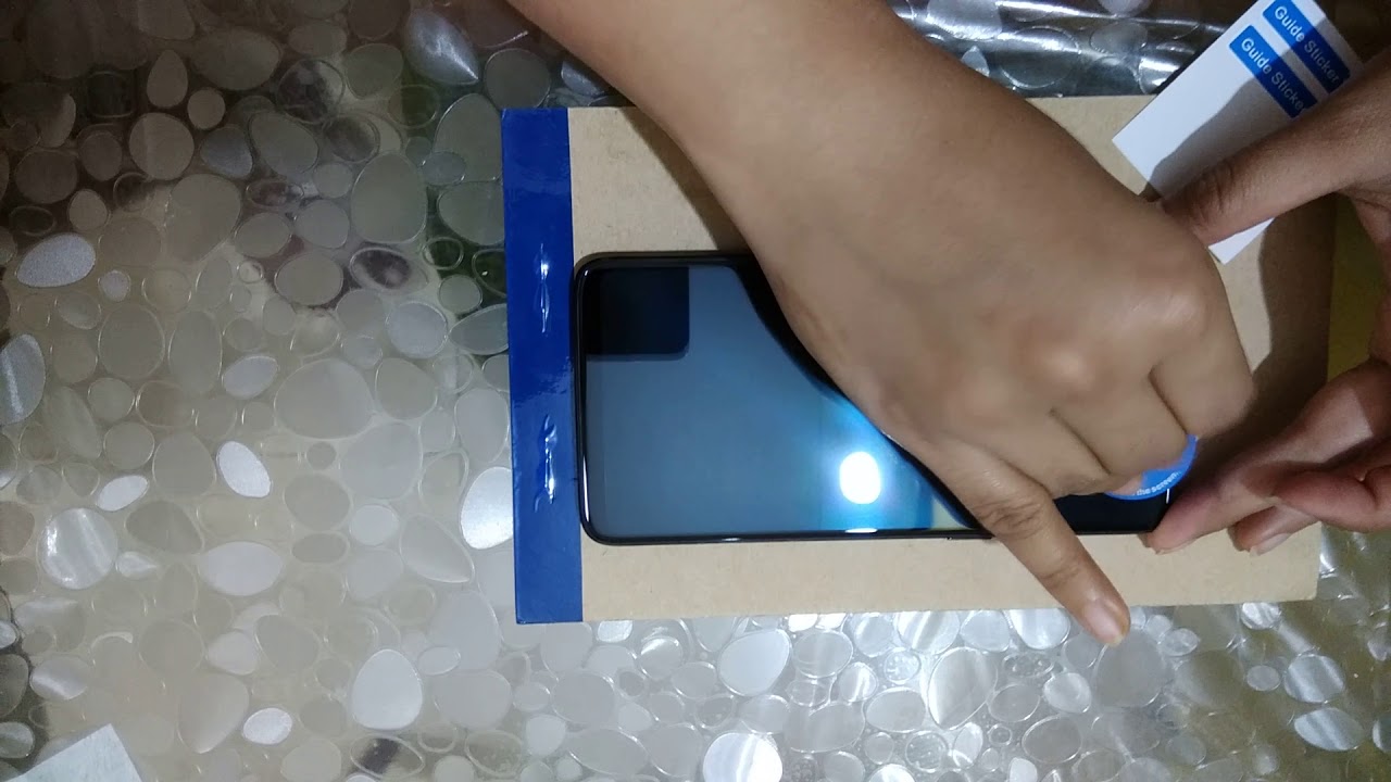 Affix tempered glass installation for One plus 6 - YouTube