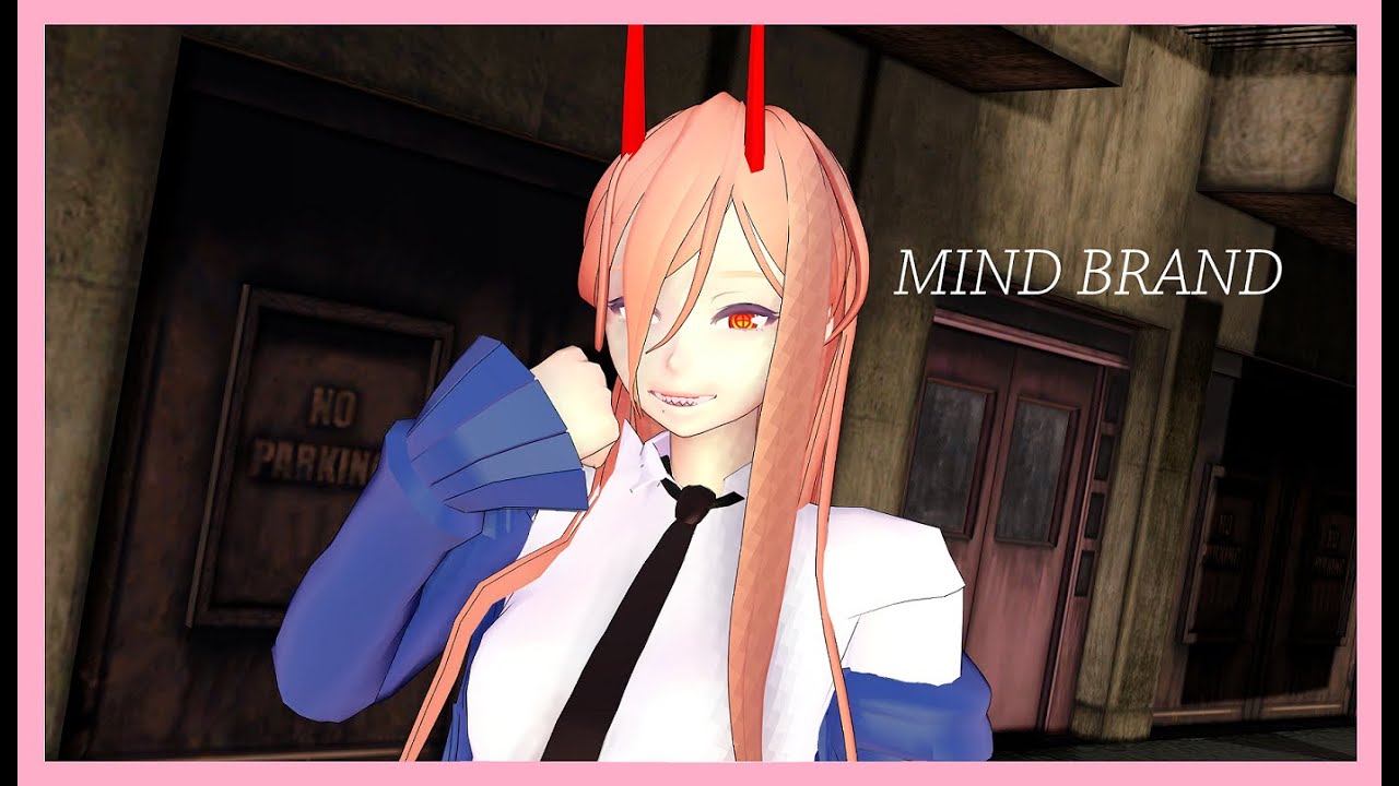 MMD MIND BRAND, Chainsawman Power Model DL - YouTube