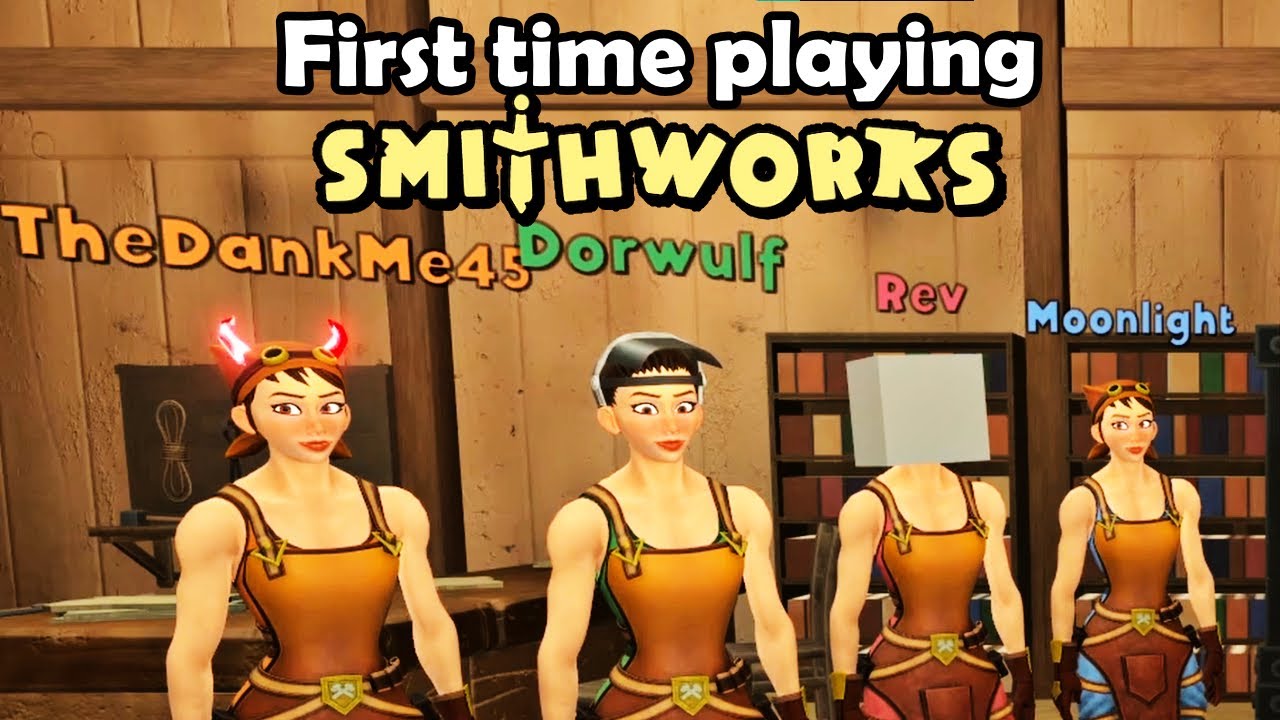 This NEW FREE TO PLAY Co-op Blacksmithing Game is Amazing! | Part 1 ...