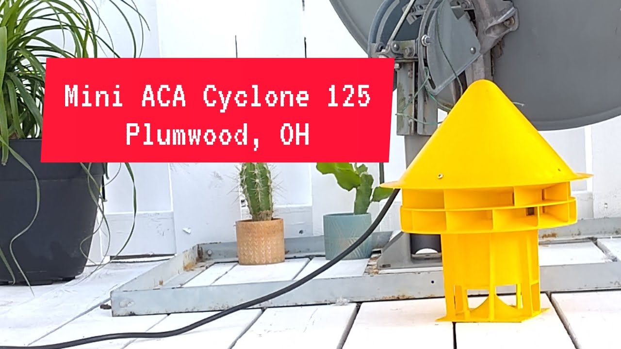 Mini ACA Cyclone 125 Siren Test - Plumwood, OH - YouTube