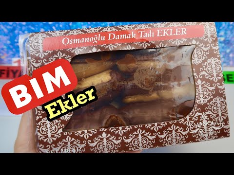 BİM TATLILARI : Bimde Satılan Osmanoğlu Ekler Yiyorum