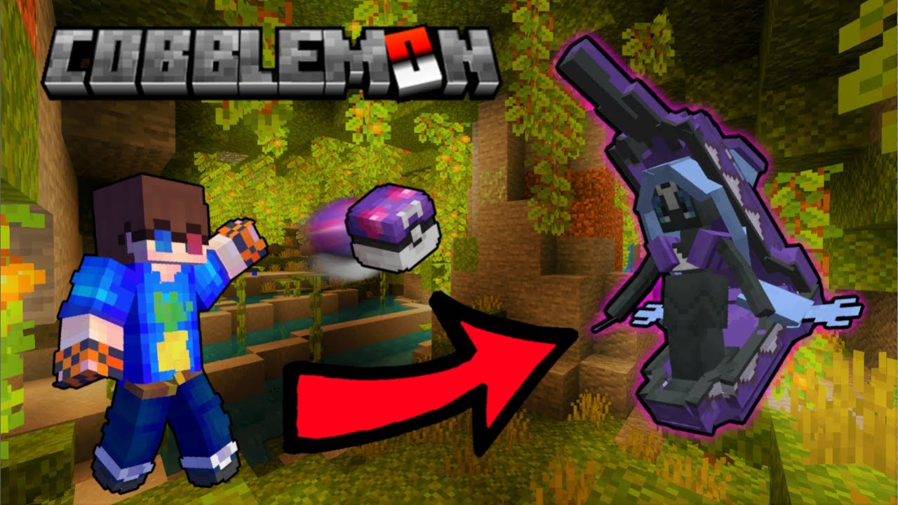 How to Find and Capture Tapu Fini in Minecraft Cobblemon Pixelmon - YouTube
