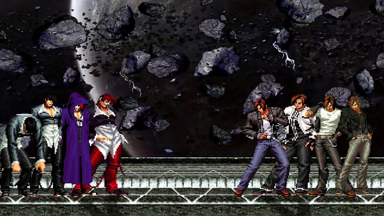 [KOF Mugen] Iori Yagami Team vs Kyo Kusanagi Team - YouTube