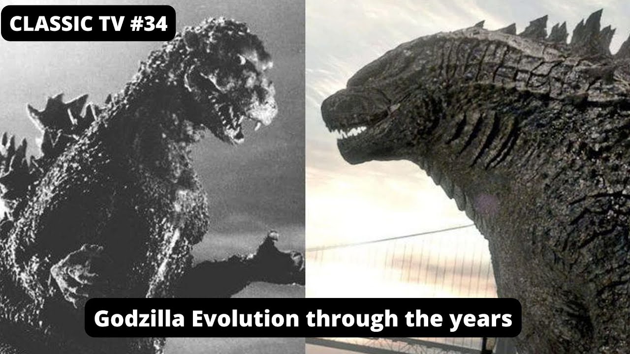 GODZILLA Evolution through the years - YouTube