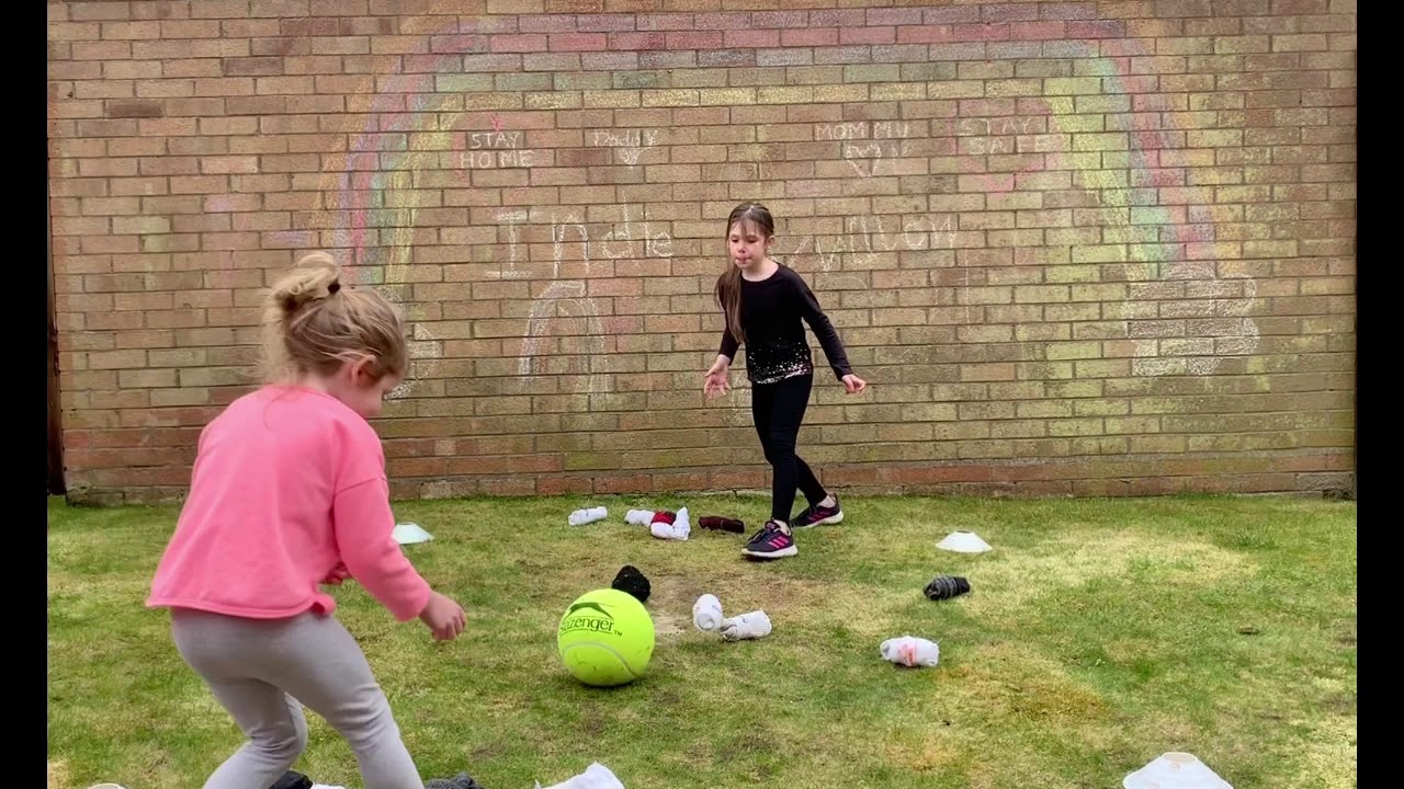 Home Isolation Games Hit The Target (Aiming and Throwing) - YouTube