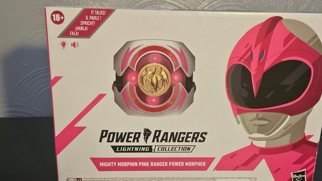 Power Rangers Lightning Collection Mighty Morphin Pink Ranger Power ...