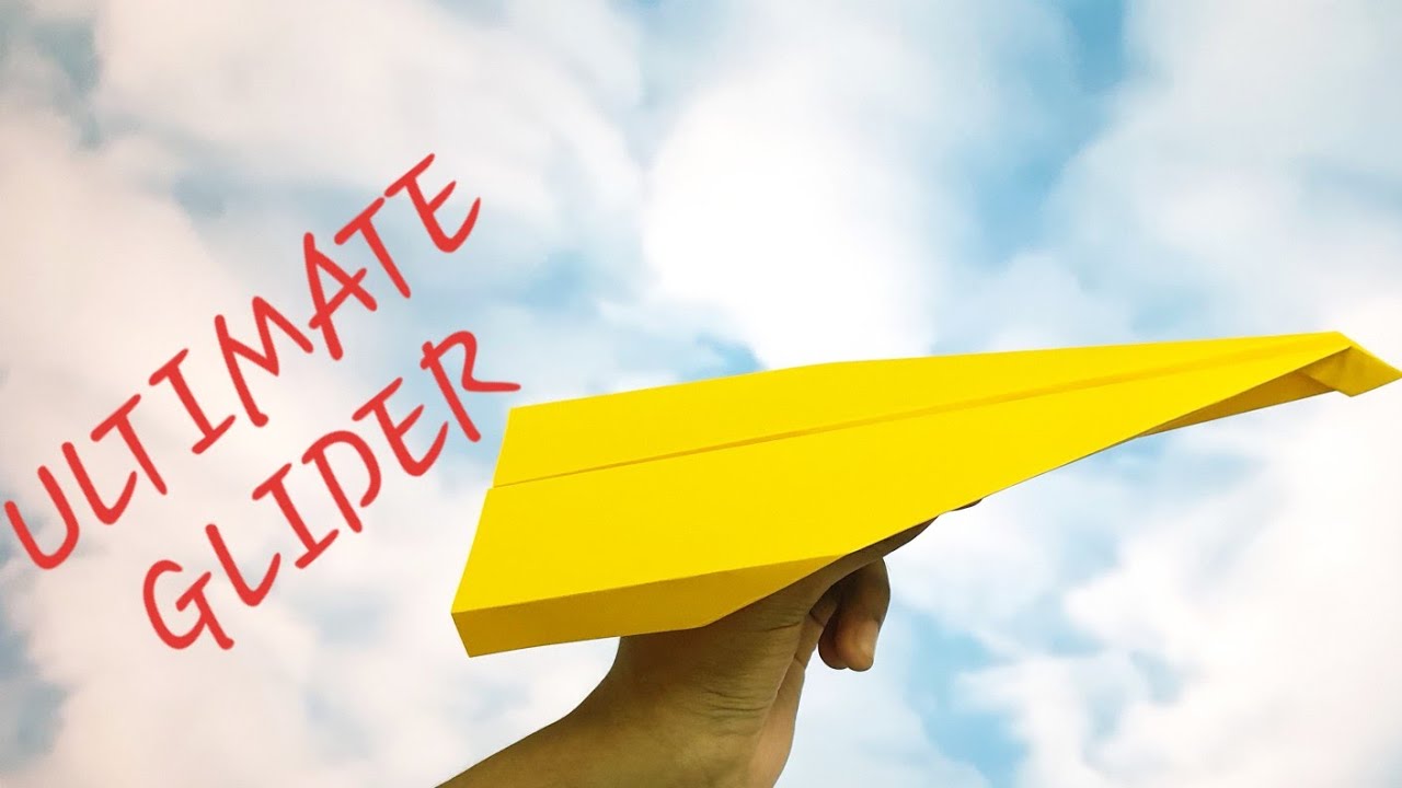 How to make paper plane-CONDOR ,THE ULTIMATE GLIDER - YouTube