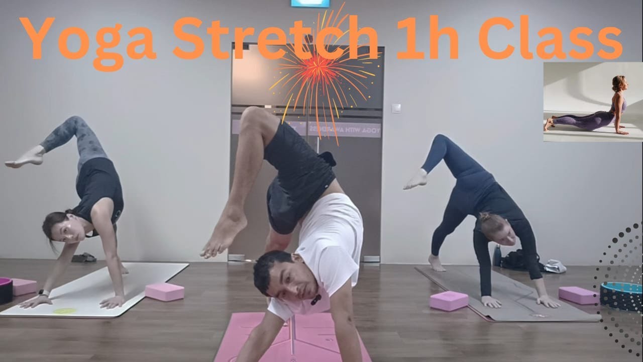 Lotus Yoga Stretch Class 1Hour @Yoga24h #yogapractice # ...