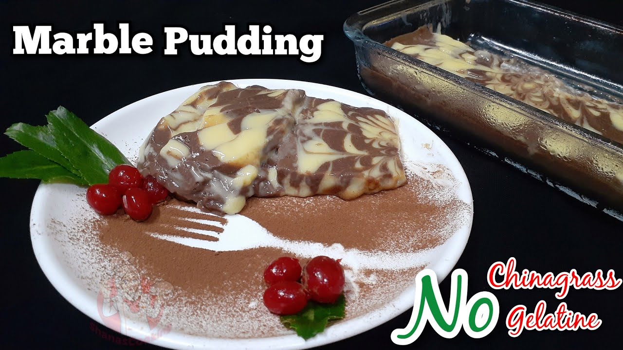 മാർബിൾ പുഡ്ഡിംഗ് തയ്യാറാക്കാം.. ചൈന ഗ്രാസും ജെലാറ്റിനും ഇല്ലാതെ|Marble pudding... - YouTube