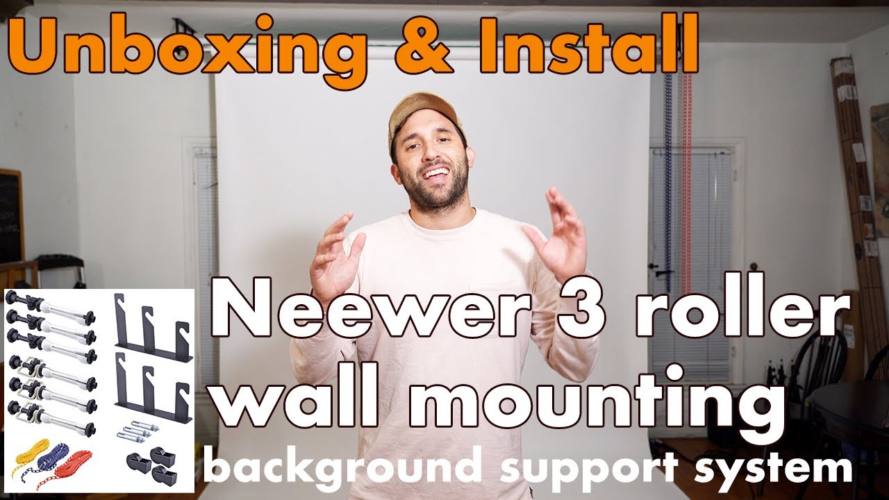 UNBOXING & INSTALL: NEEWER Photography 3 Roller Wall Mounting Manual ...
