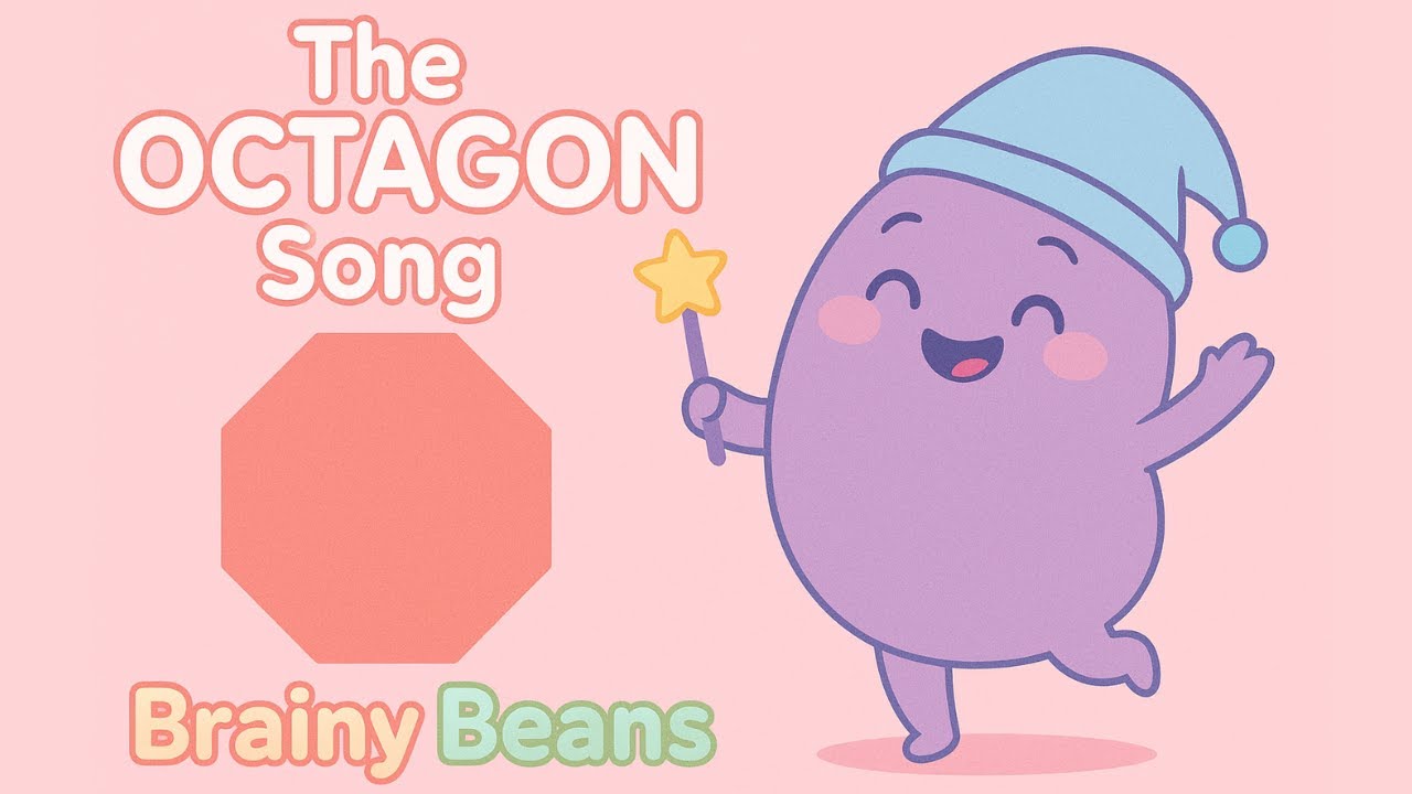 The Octagon Song | Learn Shapes for Kids | Brainy Beans Shape Learning ...