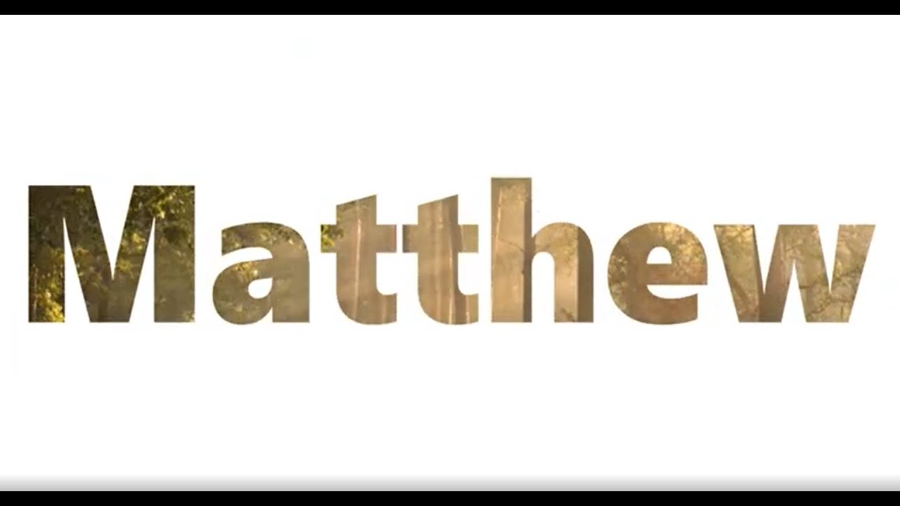 The Book of Matthew - New King James Version (NKJV) - Theatrical Audio ...