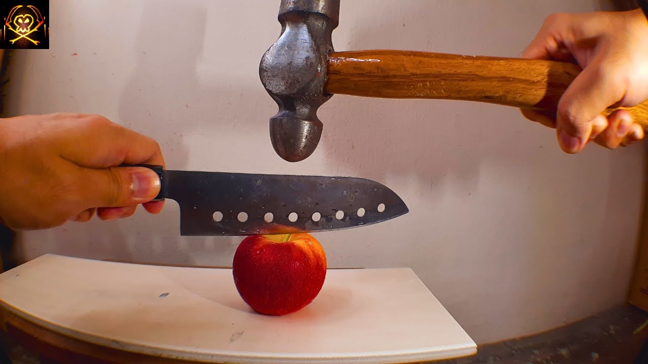 How To Make Your Kitchen Knife Dull in 2 minutes!★★☆☆☆ #knife #kitchen ...