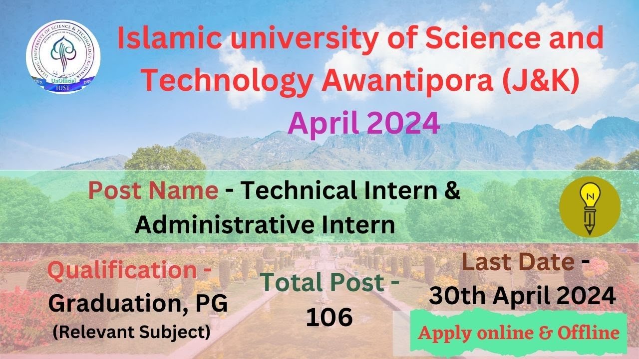 Islamic University of Science and Technology Awantipora (J & K ...