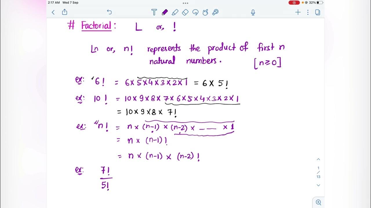 What is factorial? And how it works? - YouTube