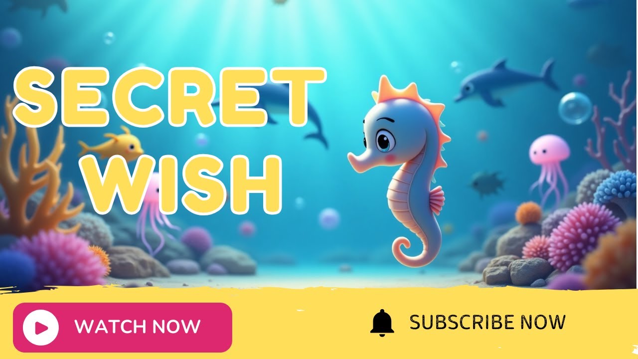 The Shy Seahorse's Secret Wish 🌊 | Heartwarming Ocean Story for Kids ...