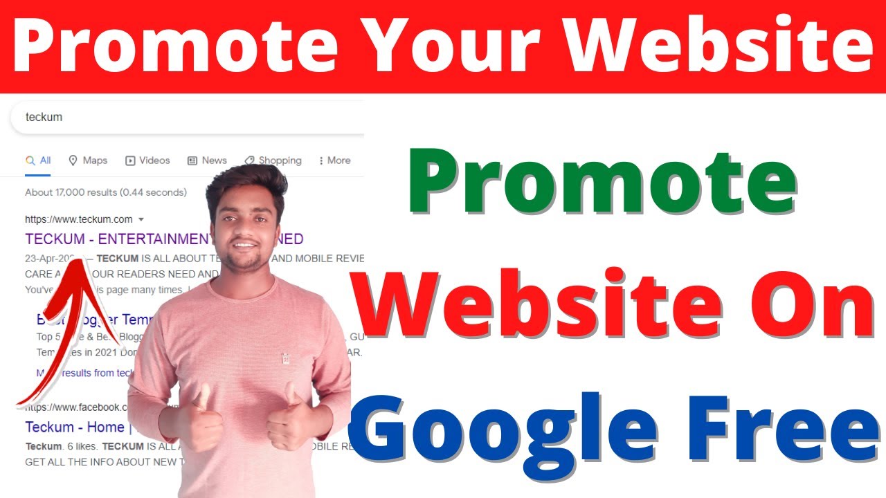 How to Promote Your Website on Google For Free | Promote Website on ...
