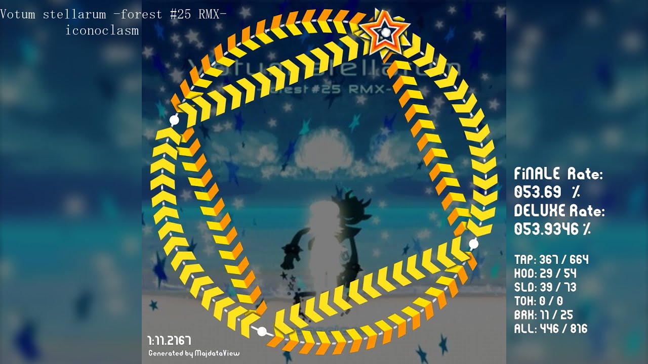 Votum stellarum -forest #25 RMX-/Lv.14【iconoclasm】【maimai創作譜面】 - YouTube