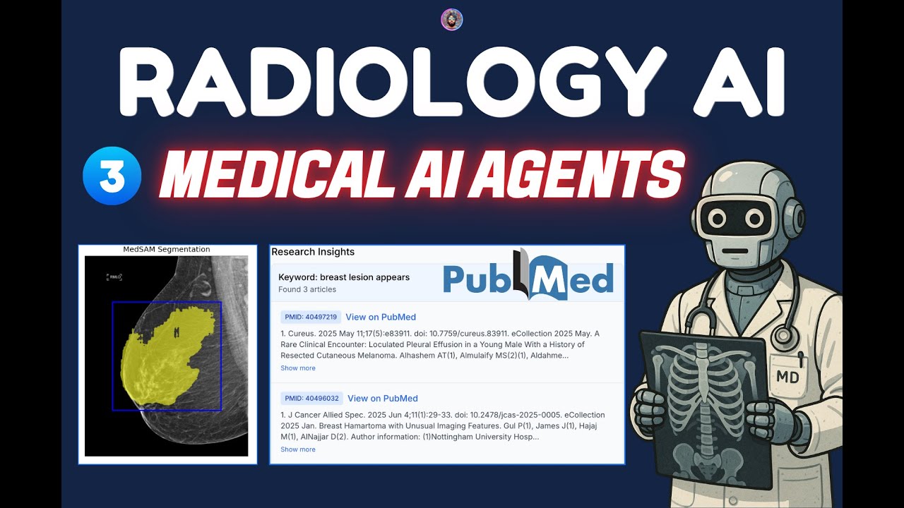 Radiology AI Project: Part 3 (PubMed Research & Radiology Report) - YouTube