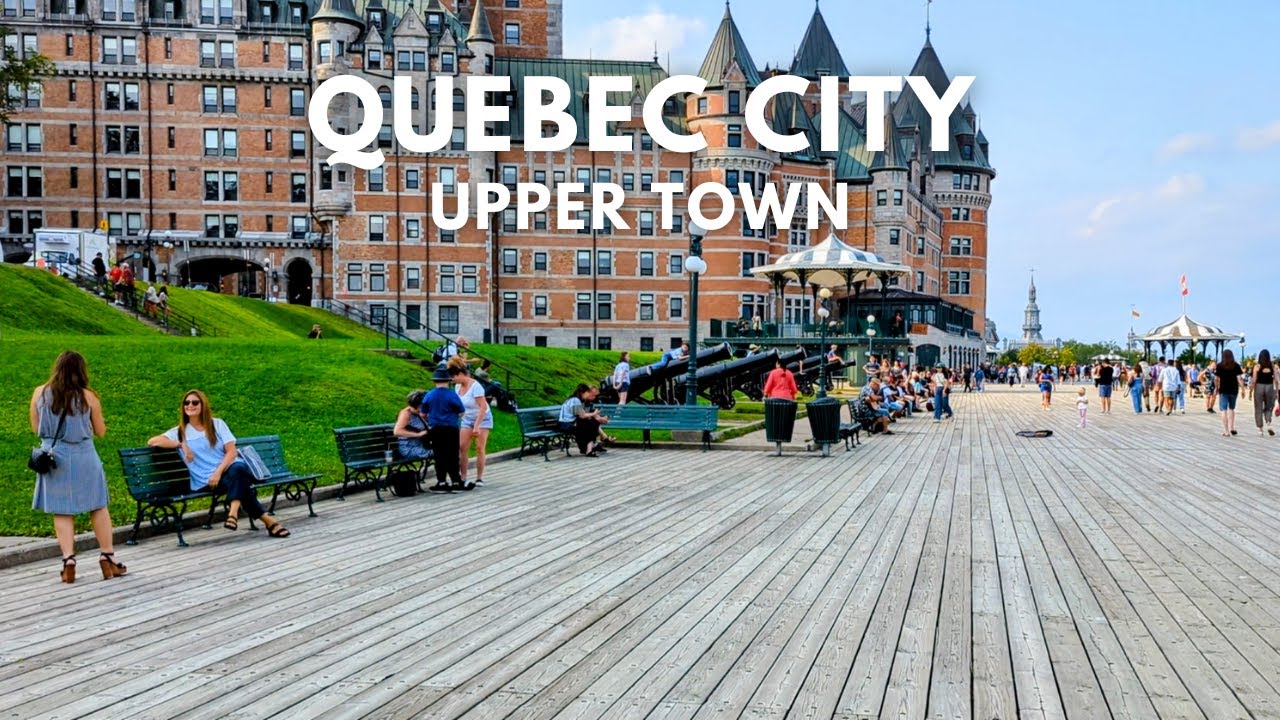 Summer 2023 Quebec City Walking Tour | 4K Upper Town - YouTube