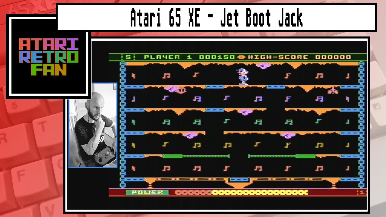 Atari XL/XE Jet Boot Jack - YouTube