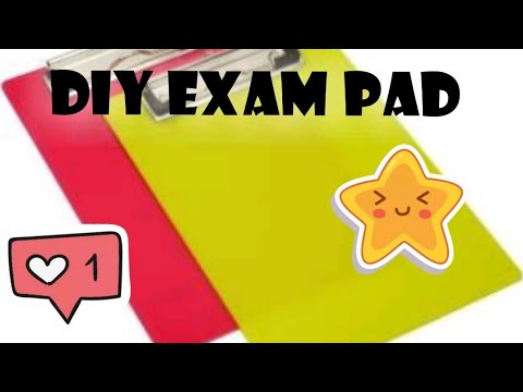 DIY EXAM PAD || MAKE IT EASY - YouTube