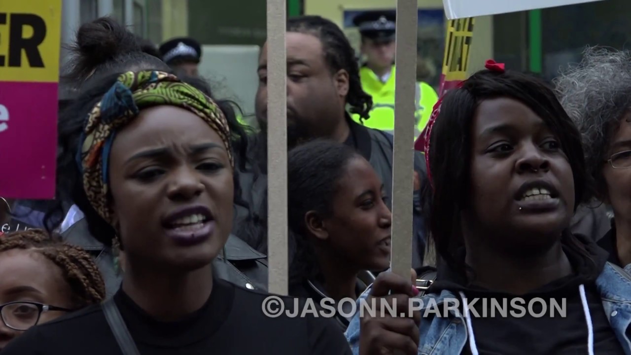 Protestors Hold Vigil and March Over Rashan Charles Police Death - YouTube