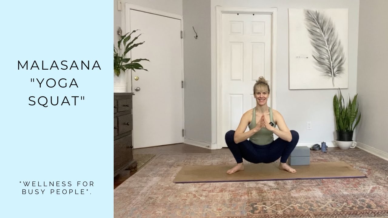 Malasana Yoga Squat Tutorial - YouTube