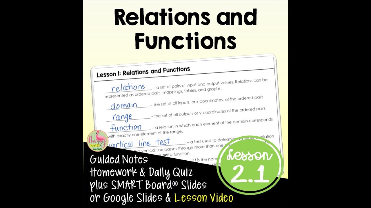 2 1 Lesson Video - YouTube