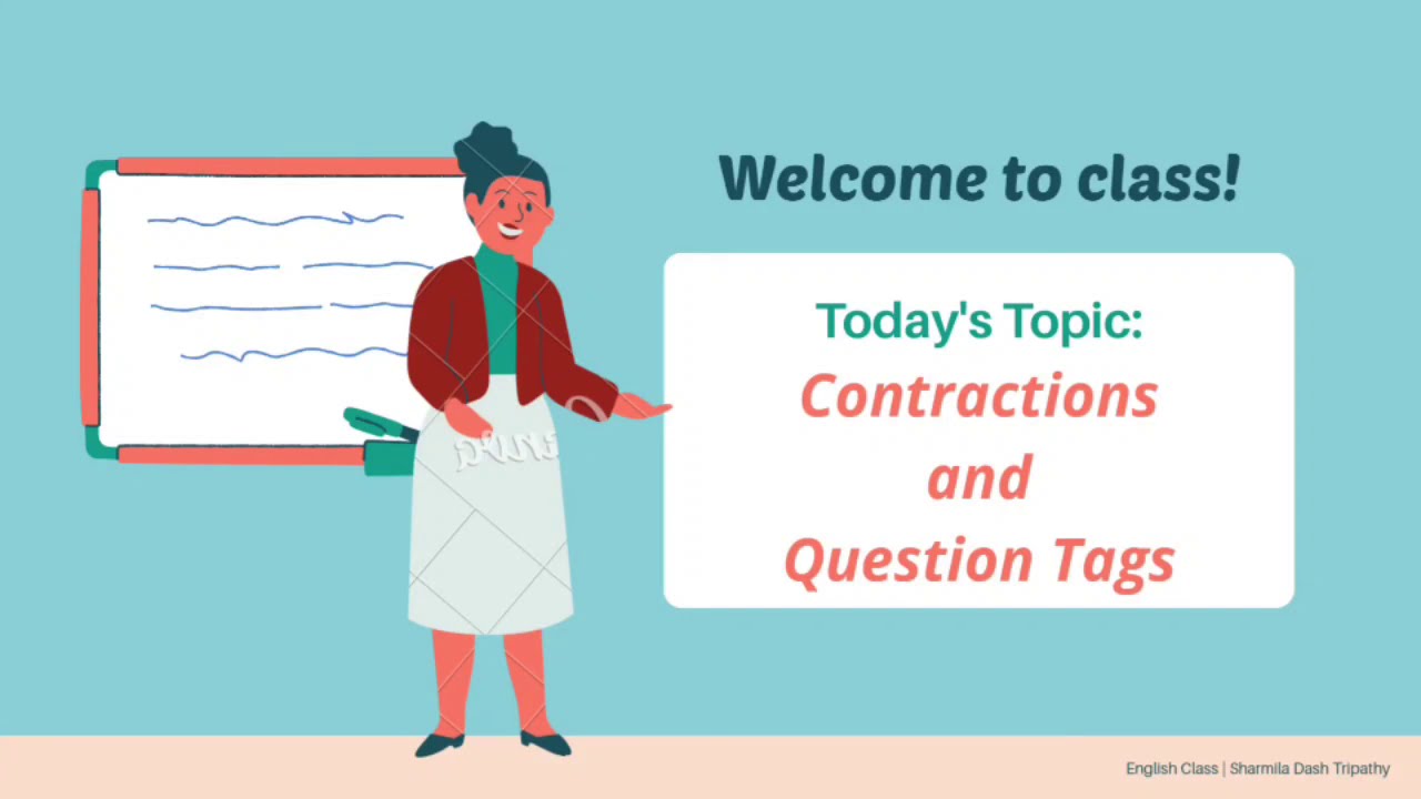 Contractions and Question Tags | English Language - YouTube