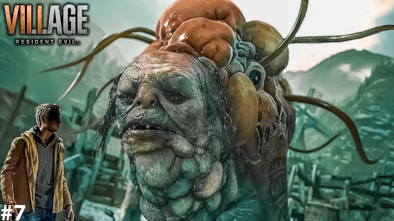 New Giant Monster Is Here | Man Boss Fight | Resident Evil Village ...
