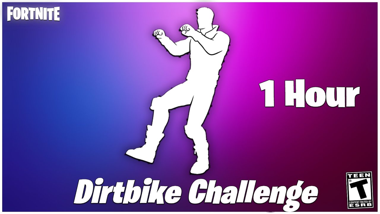 Fortnite Dirtbike Challenge Icon Series Emote 1 Hour Version! - YouTube