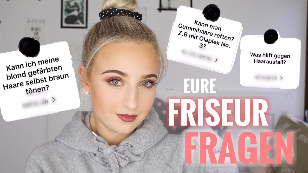 FRAG EINEN FRISEUR! Ich beantworte eure FRAGEN / Sabrina Schuster - YouTube