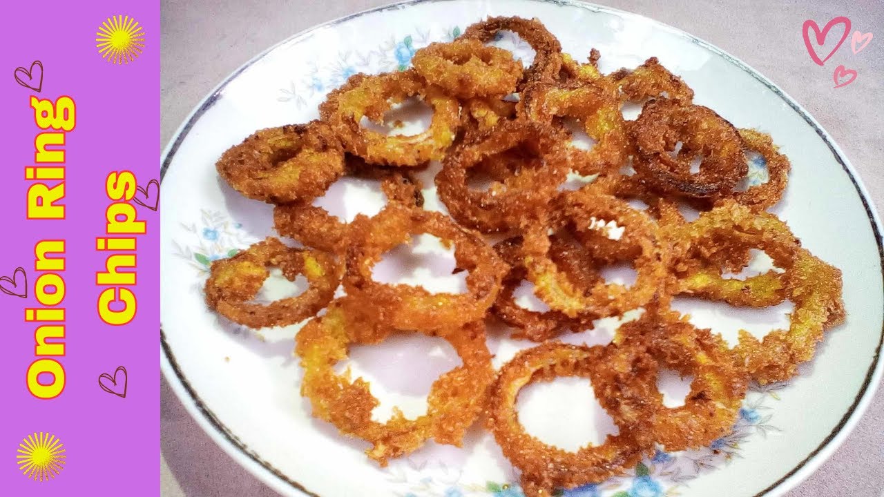 Instant Onion Ring Chips | ২ মিনিটে পেঁয়াজের রিং চিপস | Easy Food Zone ...