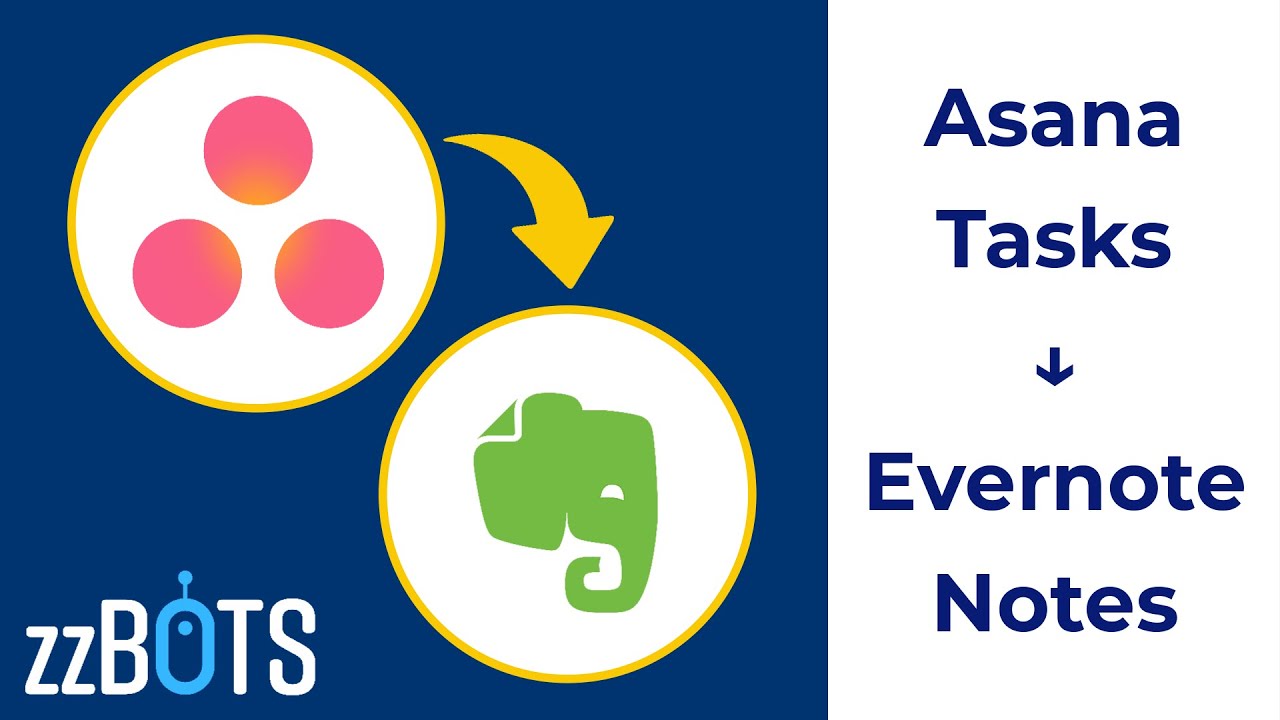 How to Sync Asana Tasks to Evernote Notes | zzBots - YouTube