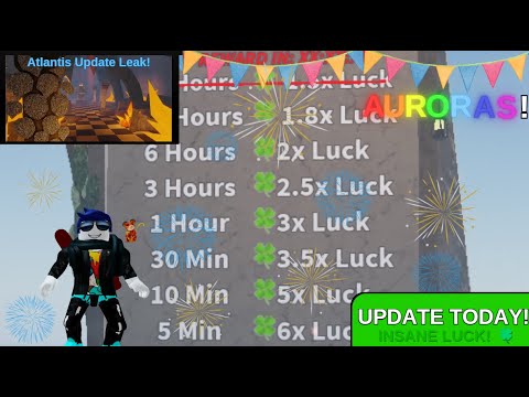 Fisch 🐟 LIVESTREAM! 🔴- AURORA!🌌 FREE PRIVATE SERVER! UPDATE TODAY! 😱🎉 ...