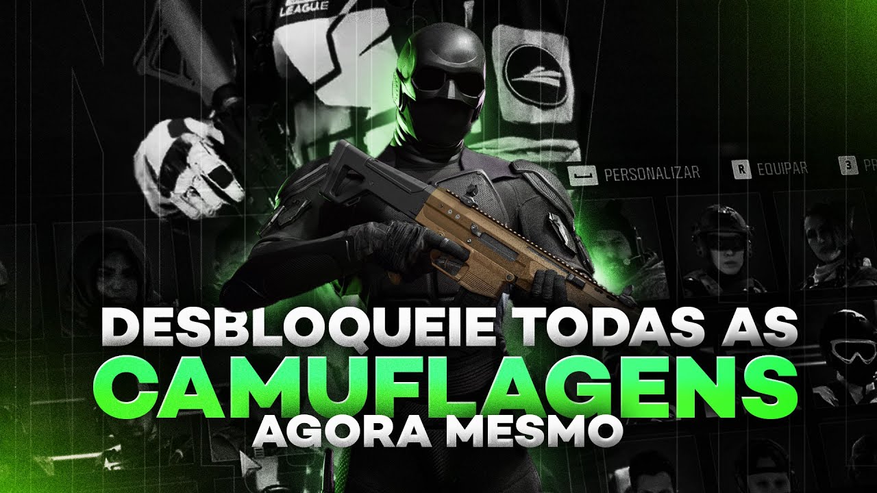 MELHOR MÉTODO para Desbloquear TODAS as Camuflagens no BO6/WARZONE ...