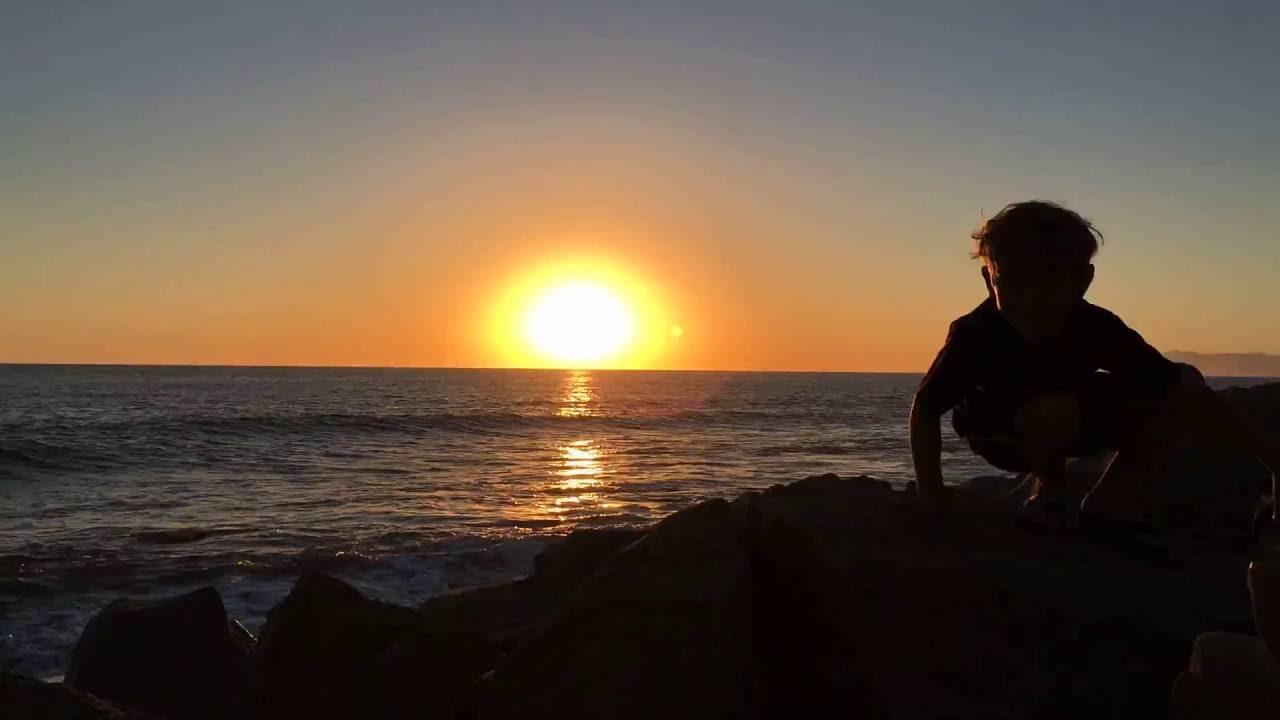 Amazing Sunset at Faria Beach California - YouTube