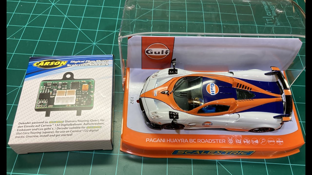 Carson Chip install into DPR ScaleXtric Pagini. To run on Digital 132 ...