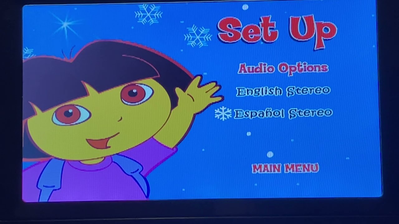 Dora The Explorer: Dora’s Christmas 2004 DVD Menu Walkthrough - YouTube