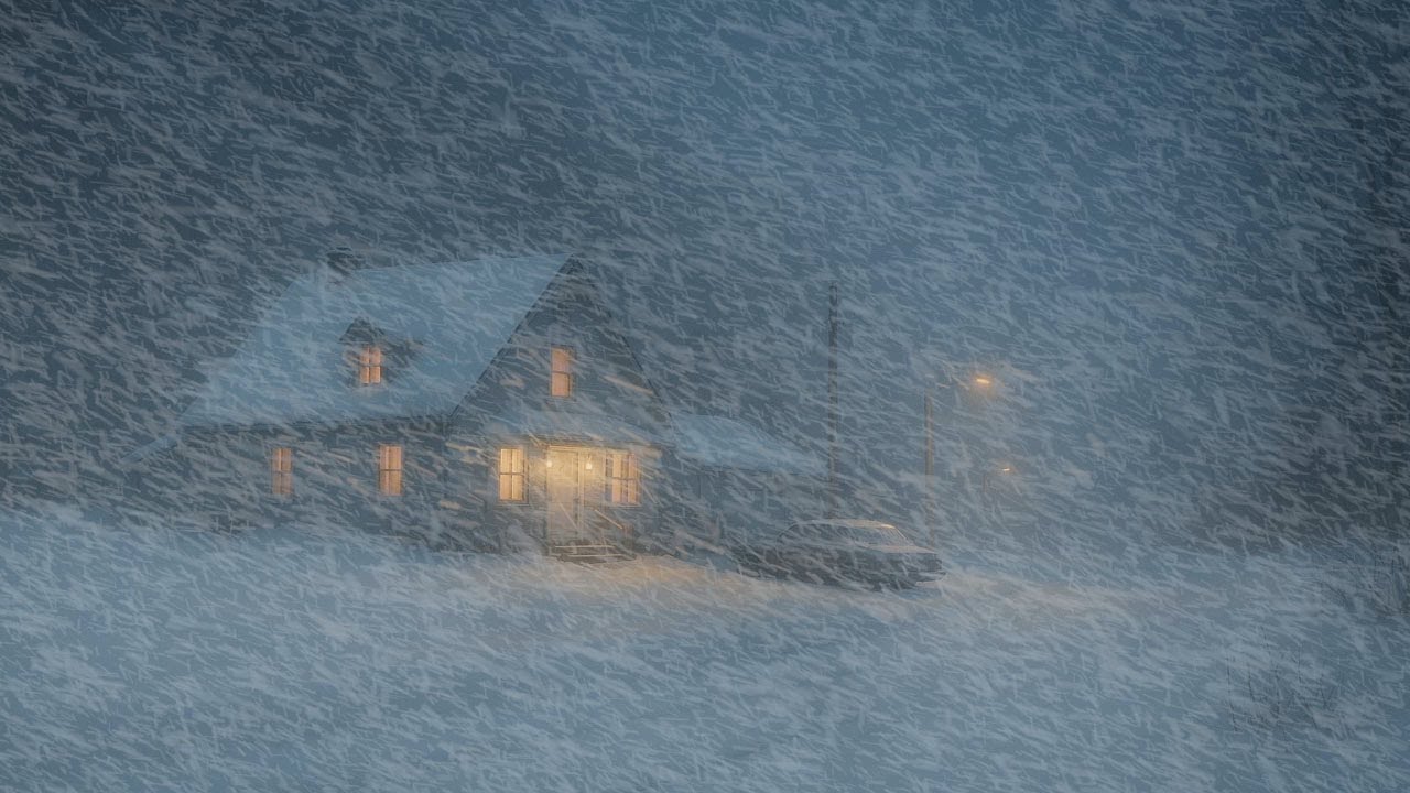The Ultimate Freezing Blizzard Sounds for Sleeping, Relaxing┇Cold ...