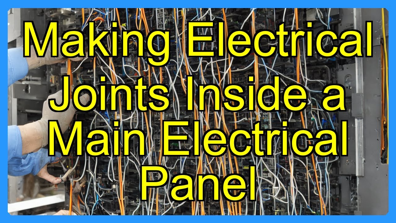 Making Electrical Joints Inside a Main Electrical Panel - YouTube