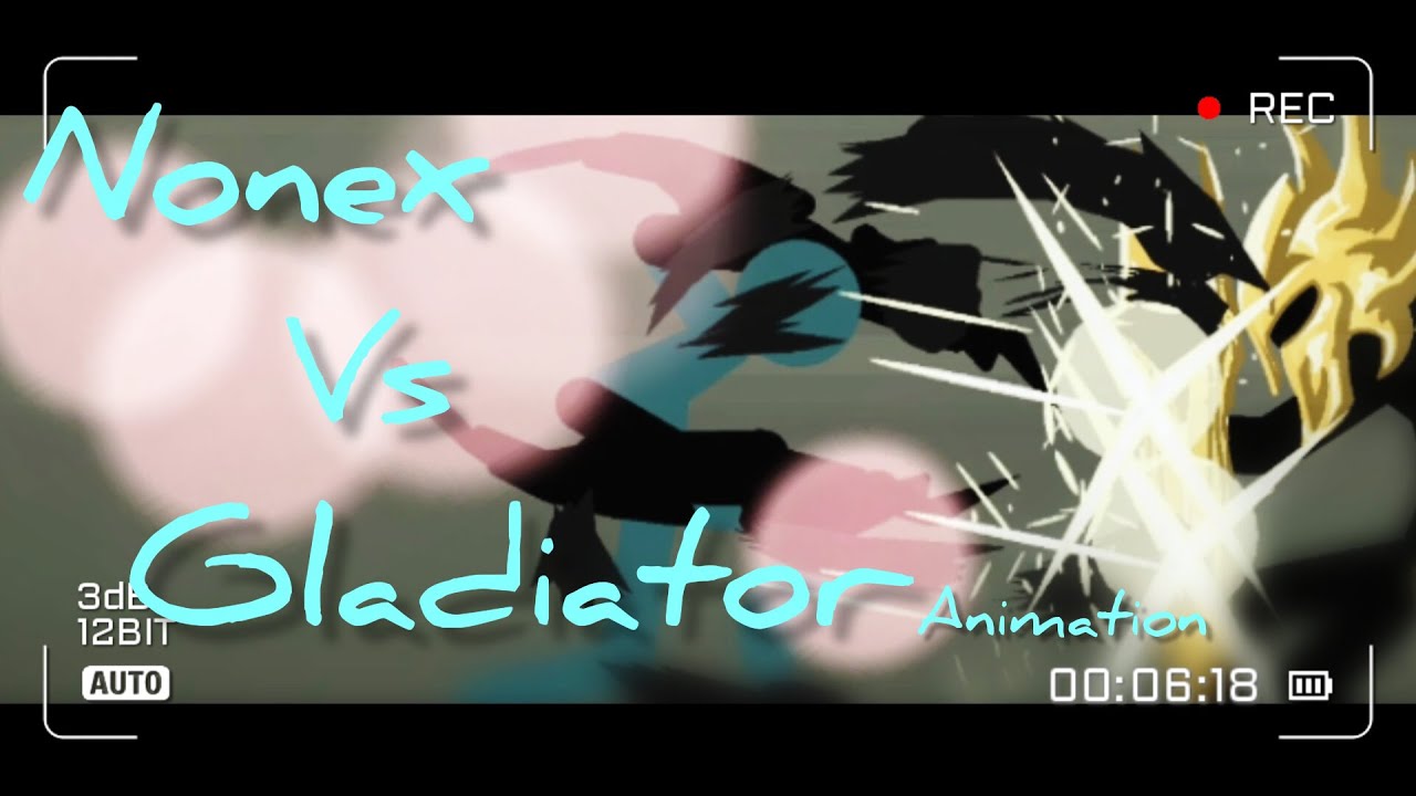 Stick nodes | nonex vs gladiator, fighting animation episode 1 ...