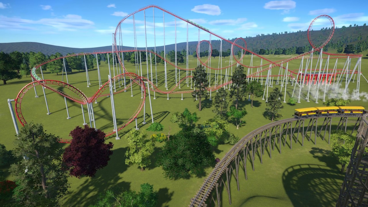 Viper (WIP Recreation) Overview - Planet Coaster Arrow Looper - YouTube
