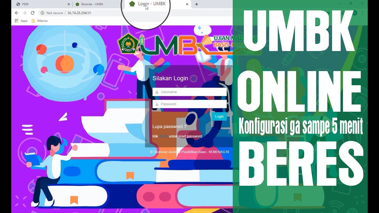 UMBK ONLINE! Cara mengOnlinekan aplikasi UMBK agar siswa bisa ...