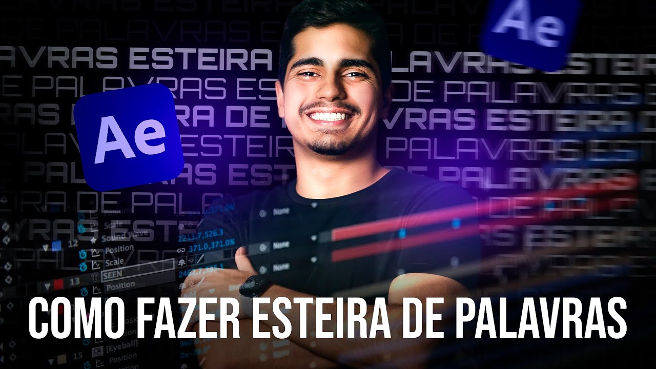 Como fazer EFEITO DE ESTEIRA pelo AFTER EFFECTS (Prático e rápido ...