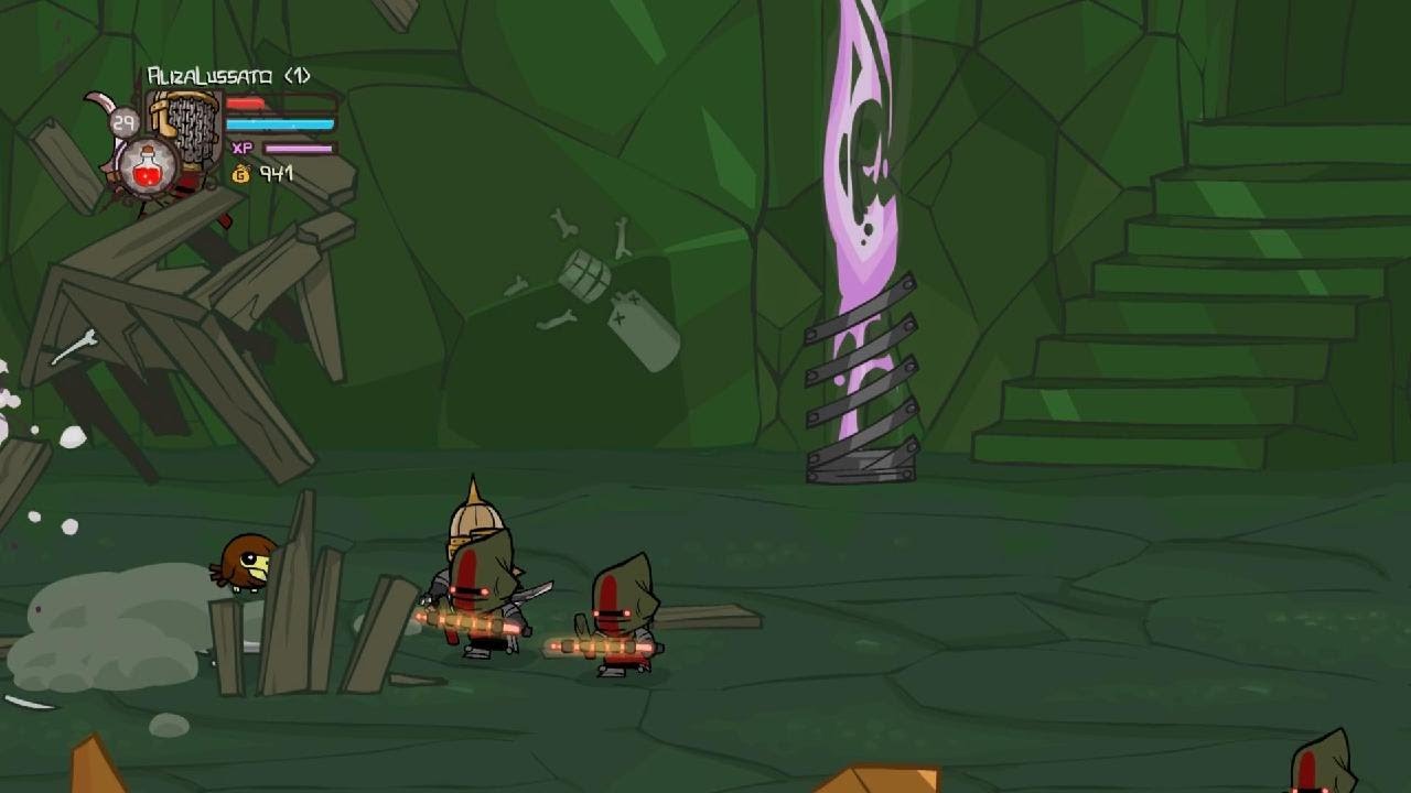 Castle Crashers Remastered Royal Guard Wizard Castle Interior - YouTube